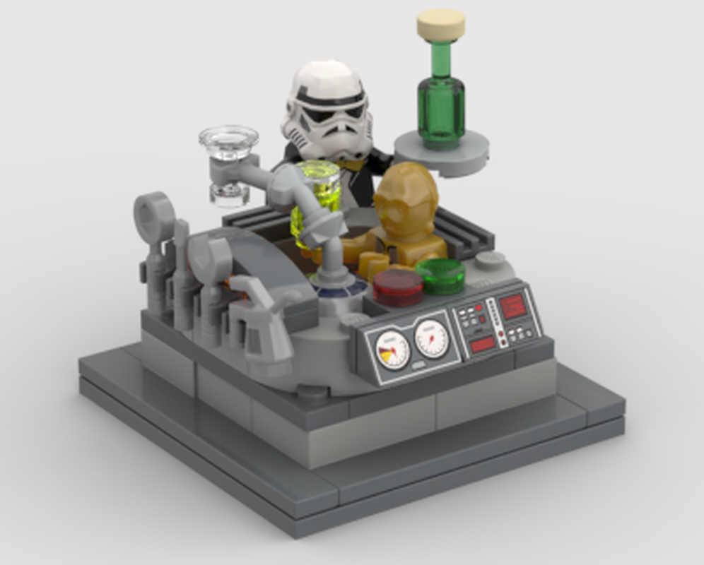 LEGO MOC Android oil tub party by G0LEMAN | Rebrickable - Build with LEGO