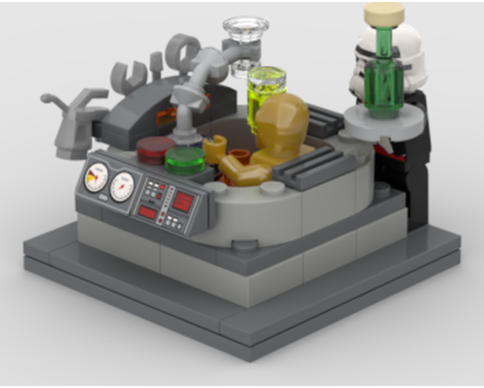 LEGO MOC Android oil tub party by G0LEMAN | Rebrickable - Build with LEGO