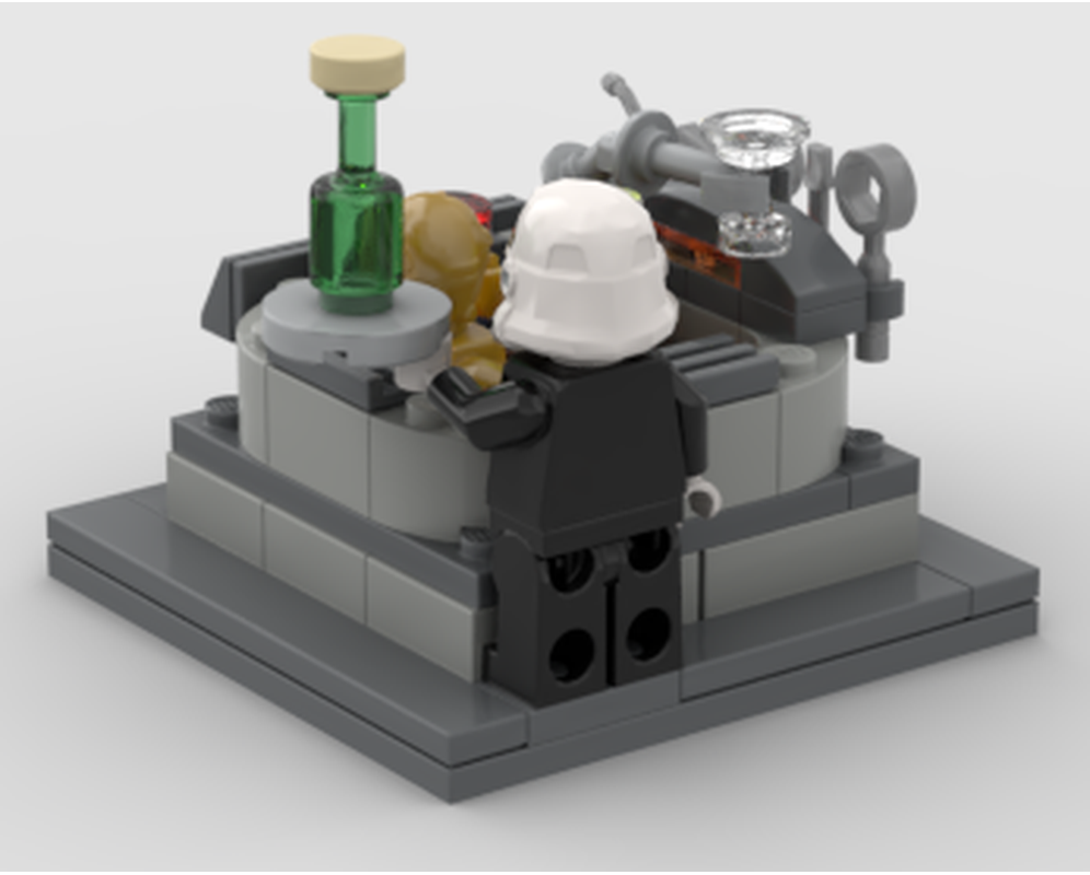 LEGO MOC Android oil tub party by G0LEMAN | Rebrickable - Build with LEGO