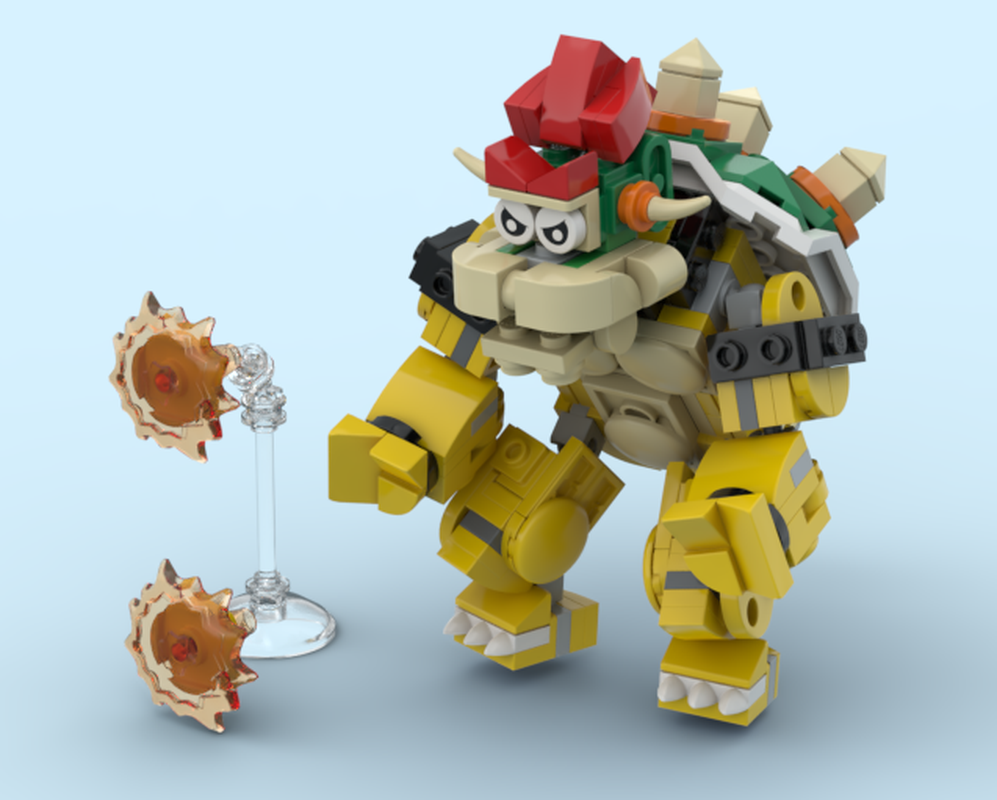 LEGO MOC Bowser (Super Mario Bros.) by Kaidorah_2010 | Rebrickable ...