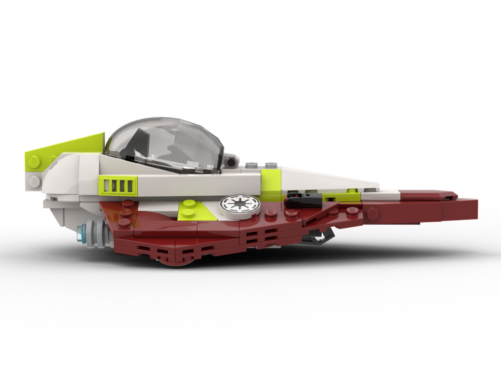 LEGO MOC Kit Fisto's Delta-7B Starfighter by Ostronamus | Rebrickable ...