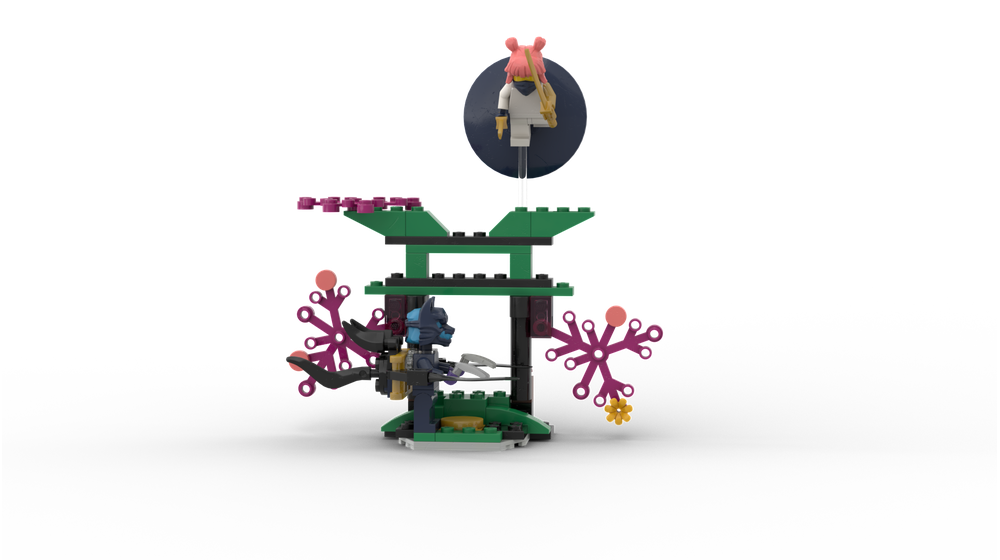 LEGO MOC Battle at the Torii Gate Shrine by palebluedot | Rebrickable ...
