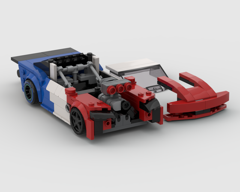 LEGO MOC 2006 Chevrolet C6 Z06 Drag Car by JBBuilds01 | Rebrickable ...