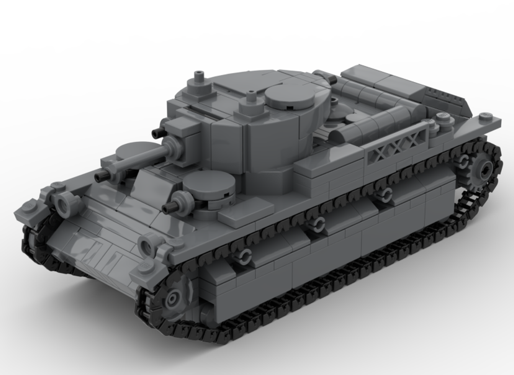 LEGO MOC T-28 Soviet Medium Tank - WW2 LEGO MOC (1:45) by Martins ...