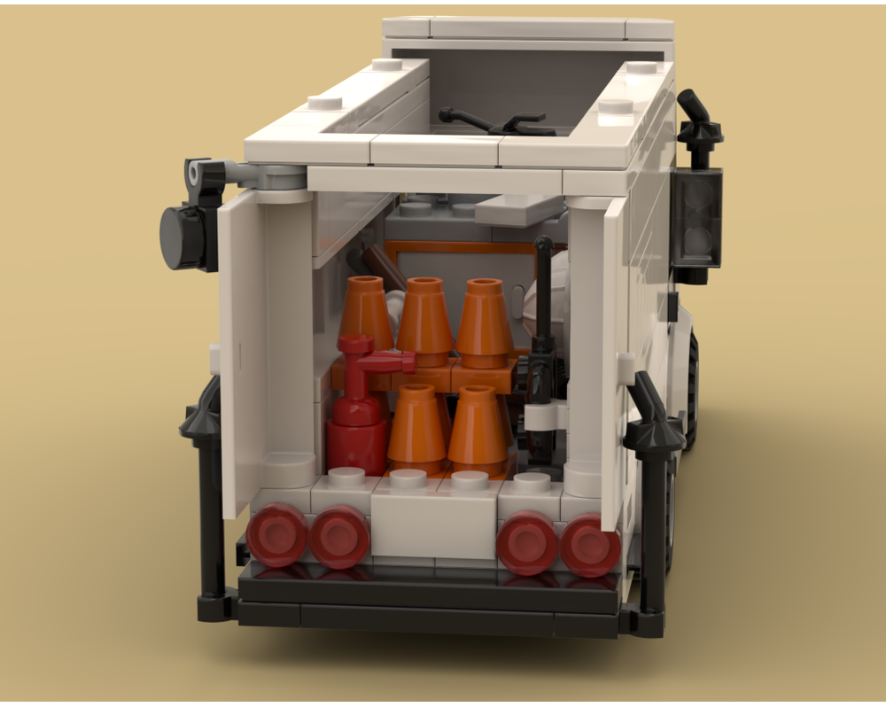 LEGO MOC-228231 Box Utility Van by Wacky | Rebrickable - Build with LEGO