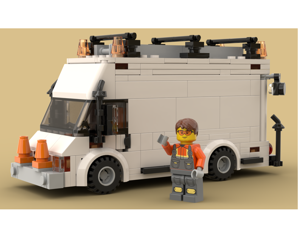 LEGO MOC-228231 Box Utility Van by Wacky | Rebrickable - Build with LEGO