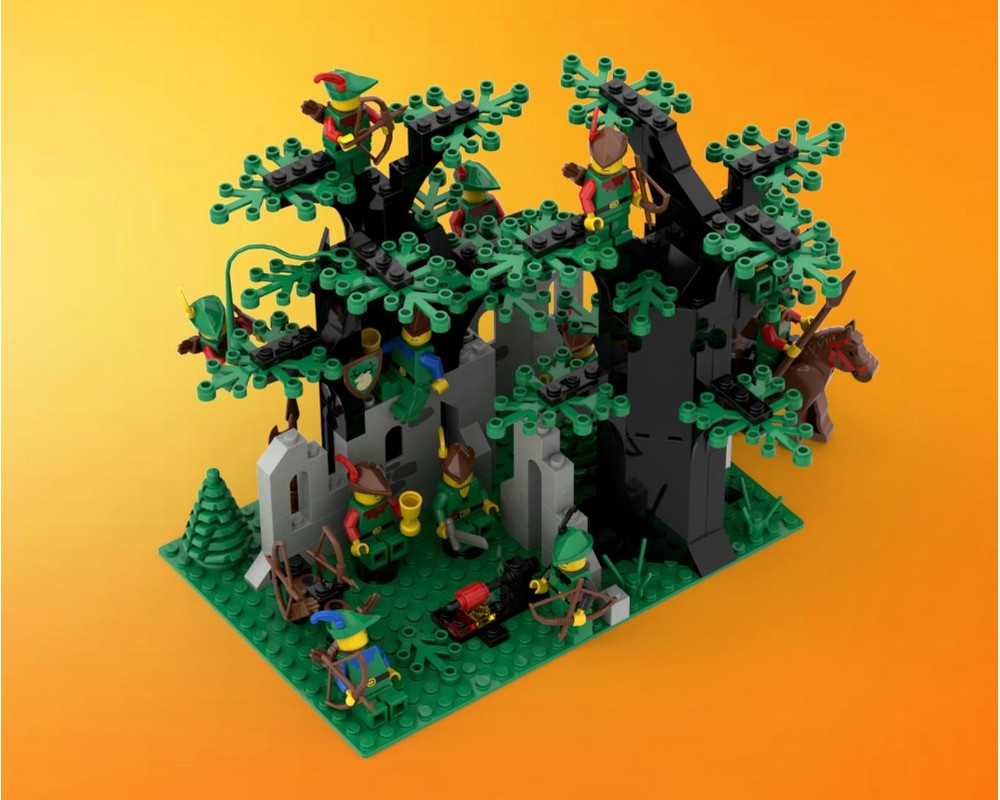 LEGO MOC Classic Castle Expansion - Forestmen - Forest Guard Post by ...