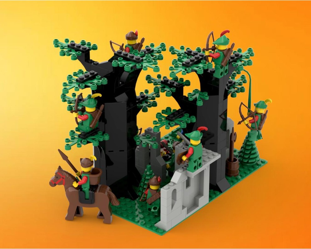 LEGO MOC Classic Castle Expansion - Forestmen - Forest Guard Post by ...