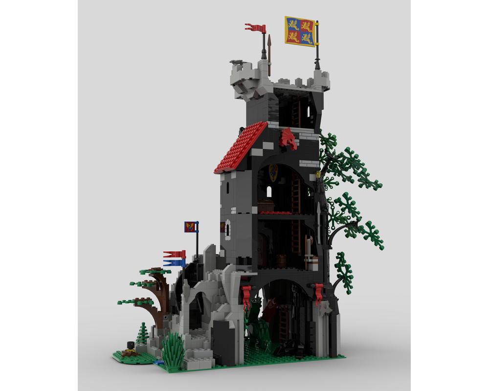 LEGO MOC-228257 Dark Tower by BrickVink | Rebrickable - Build with LEGO