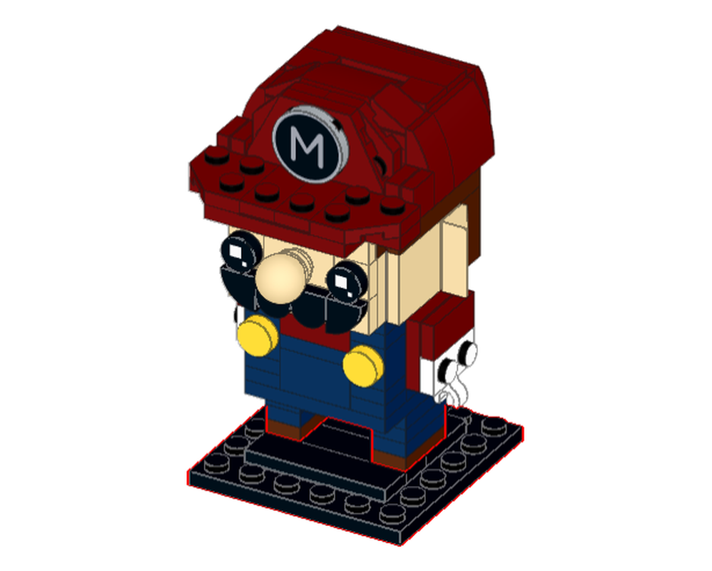 LEGO MOC-228267 Mario Brickheadz by BlessedBricks | Rebrickable - Build ...