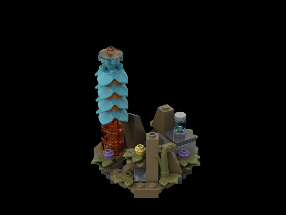 LEGO MOC Felucia Terrain Minibuild Display by jhp.rune | Rebrickable ...