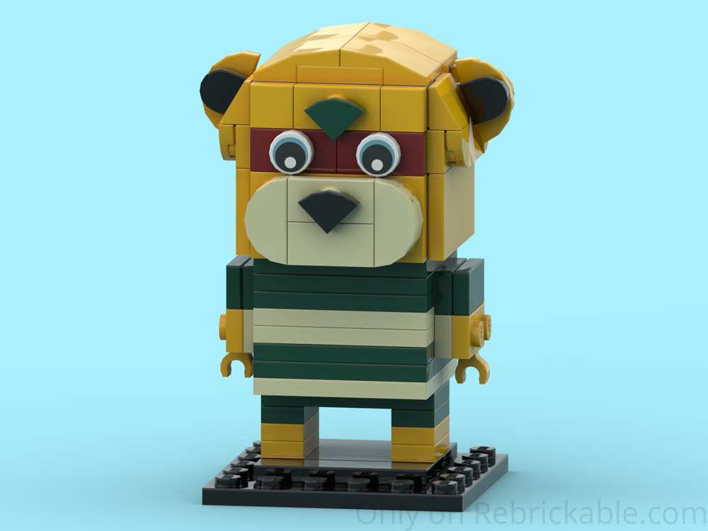 LEGO MOC Brickheadz Nordy Mascot by aa_lego_creations | Rebrickable ...