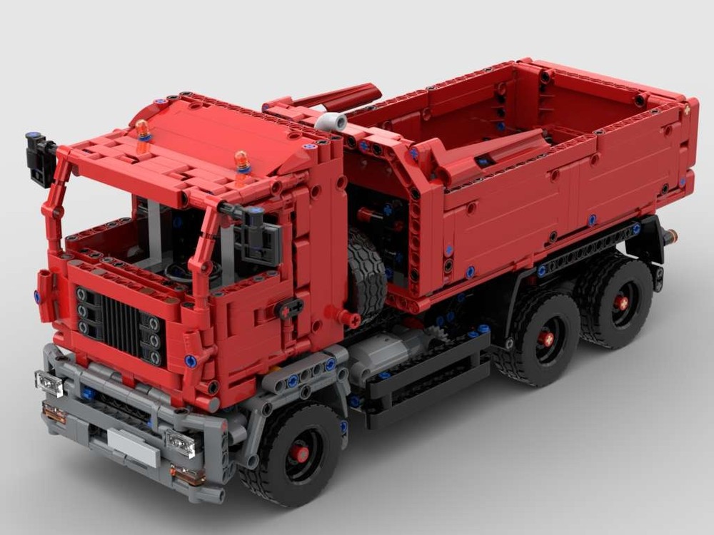 LEGO MOC MAN TGA dump truck by Polsovatel 12 | Rebrickable - Build with ...