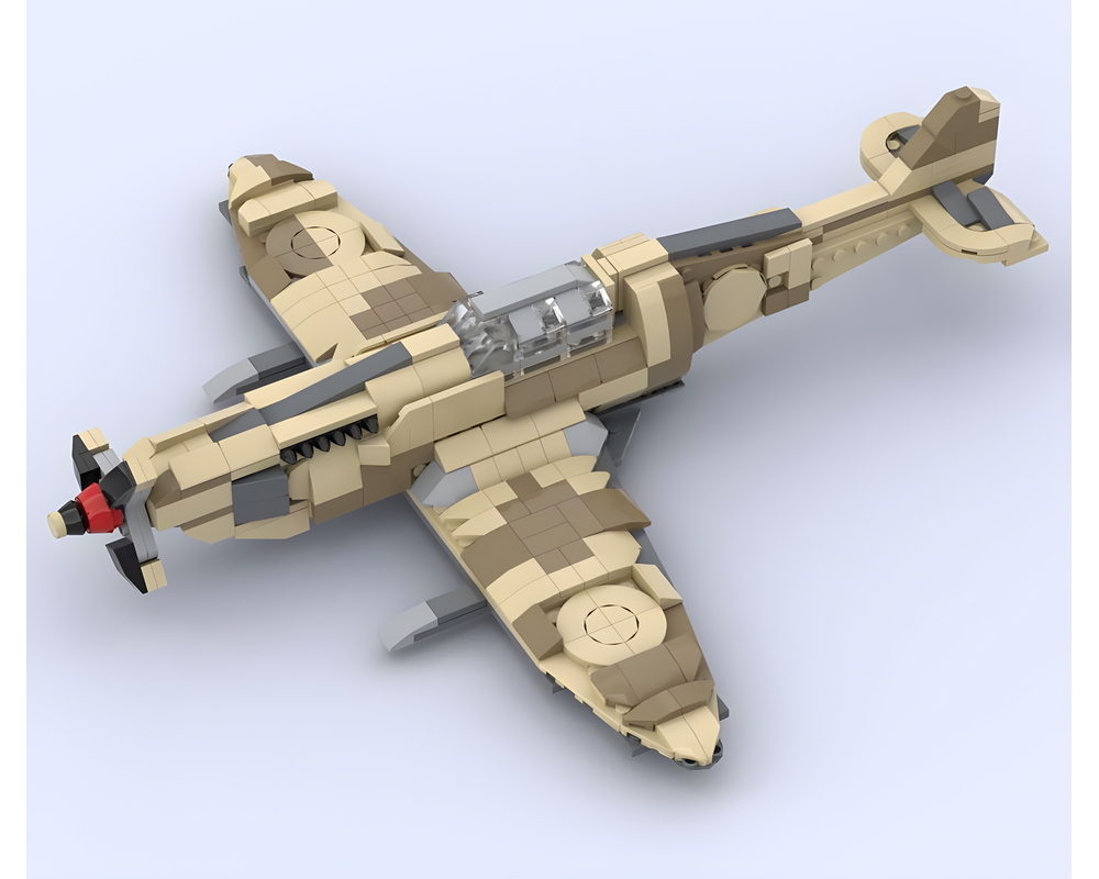 LEGO MOC Spitfire Supermarine by joeld3485 | Rebrickable - Build with LEGO