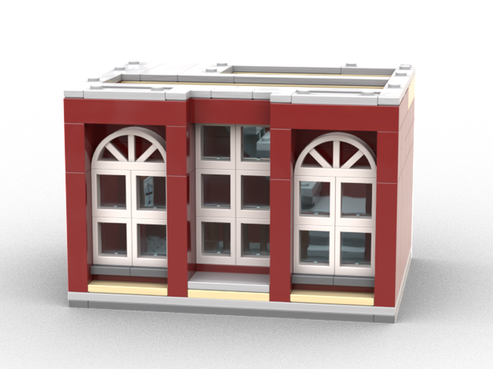 LEGO MOC Modular Town Hall - Extra Floor 2 by BrickAndBuildsI ...
