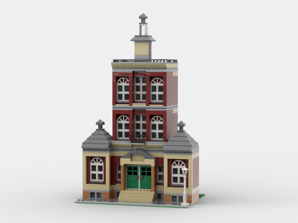 LEGO MOC Modular Town Hall - Extra Floor 2 by BrickAndBuildsI ...