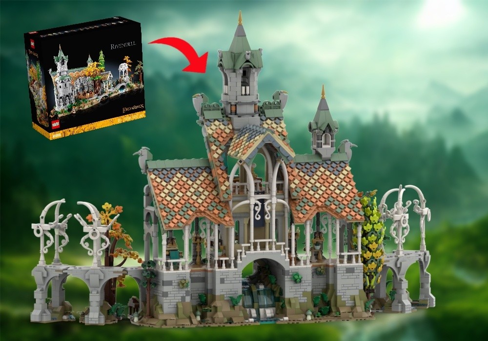 LEGO MOC Rivendell Bridge Add-on by BlackWolfStudio | Rebrickable ...