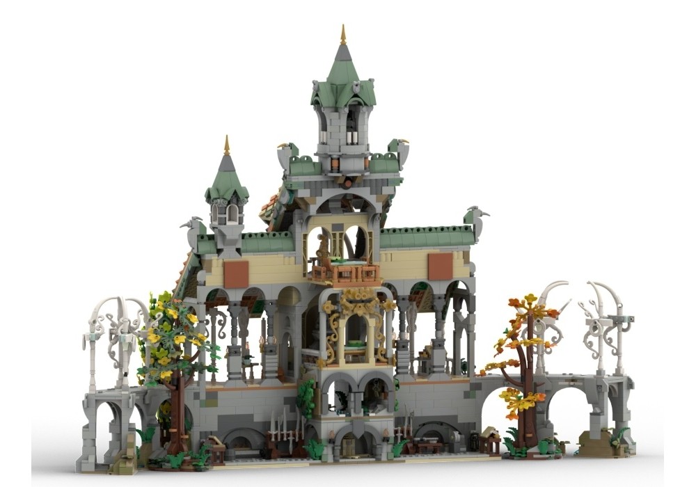 LEGO MOC Rivendell Bridge Add-on by BlackWolfStudio | Rebrickable ...