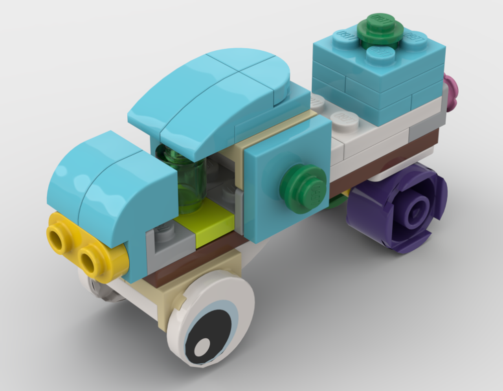 LEGO MOC 31128 Truck by Rovel | Rebrickable - Build with LEGO