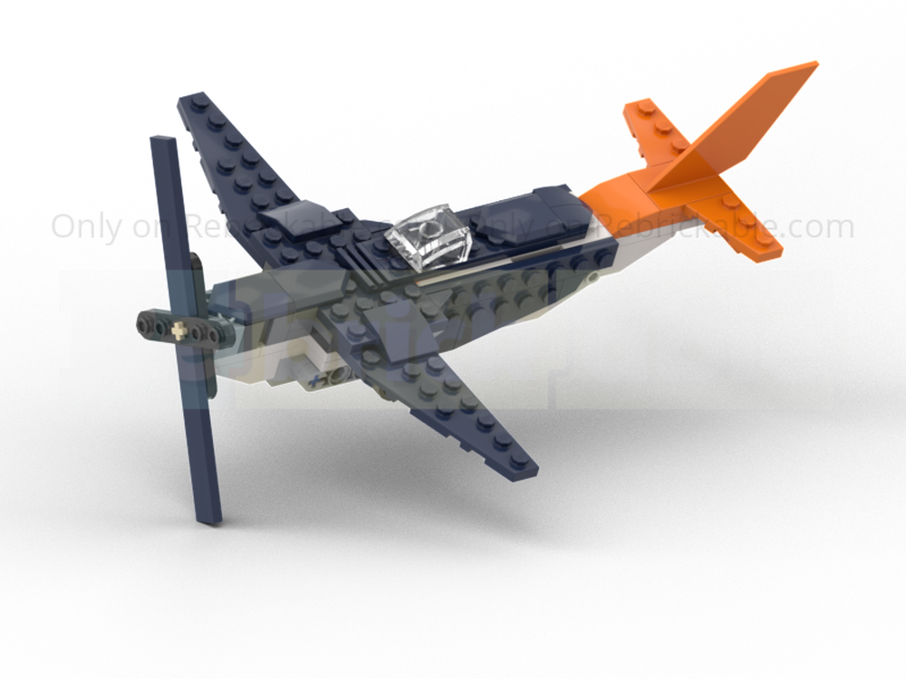 LEGO MOC Propeller plane 31126 by Duddy | Rebrickable - Build with LEGO
