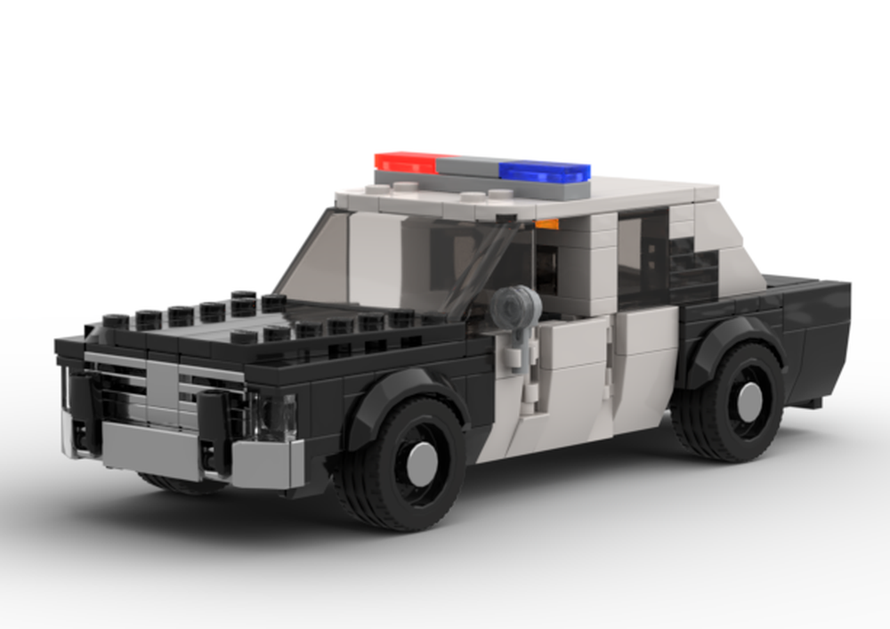LEGO MOC 1980's Police Car by R60 | Rebrickable - Build with LEGO