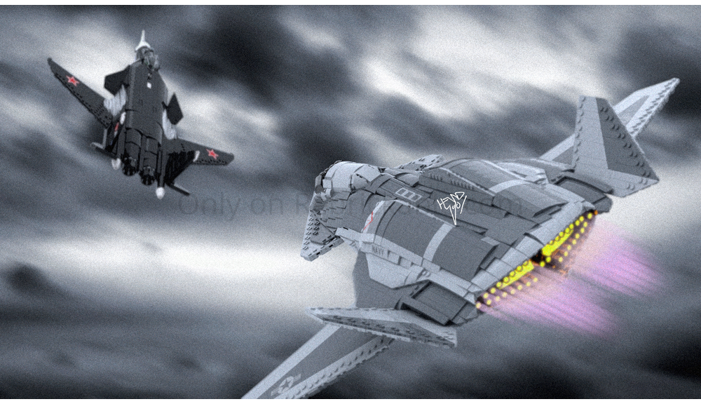 LEGO MOC 1:35 Scale F/A-37 Talon by HandSolo99 | Rebrickable - Build ...
