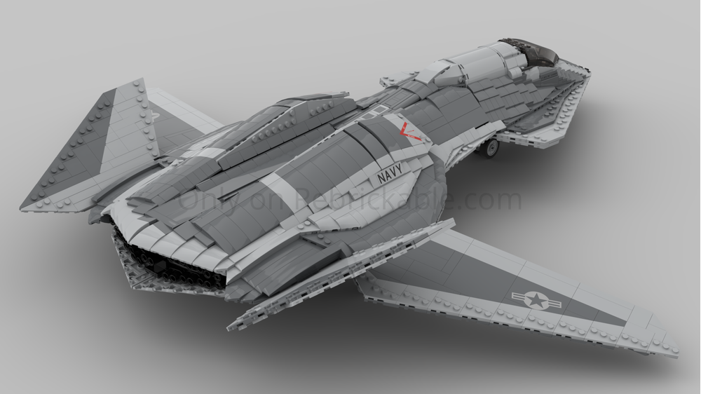 LEGO MOC-228357 1:35 Scale F/A-37 Talon by HandSolo99 | Rebrickable ...