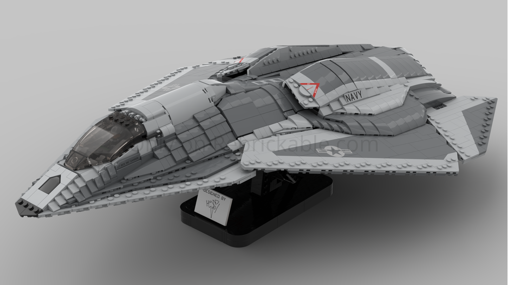 LEGO MOC-228357 1:35 Scale F/A-37 Talon by HandSolo99 | Rebrickable ...