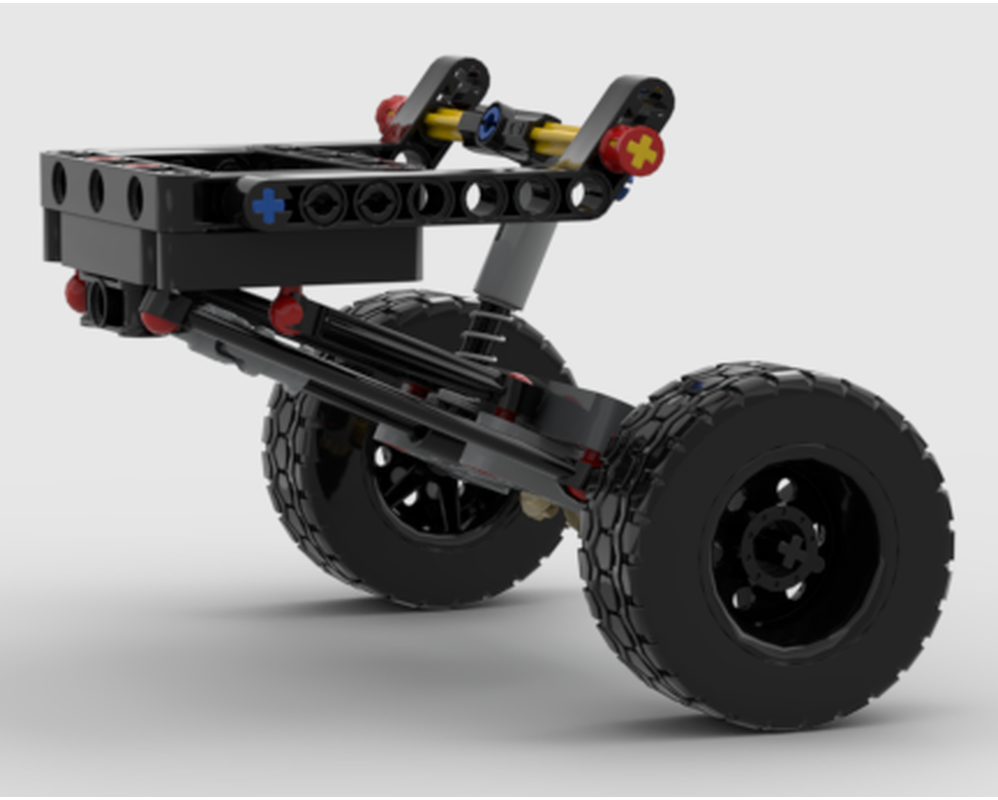 LEGO MOC Compact 4 Link Live Axle with Drive and Suspension. by ...