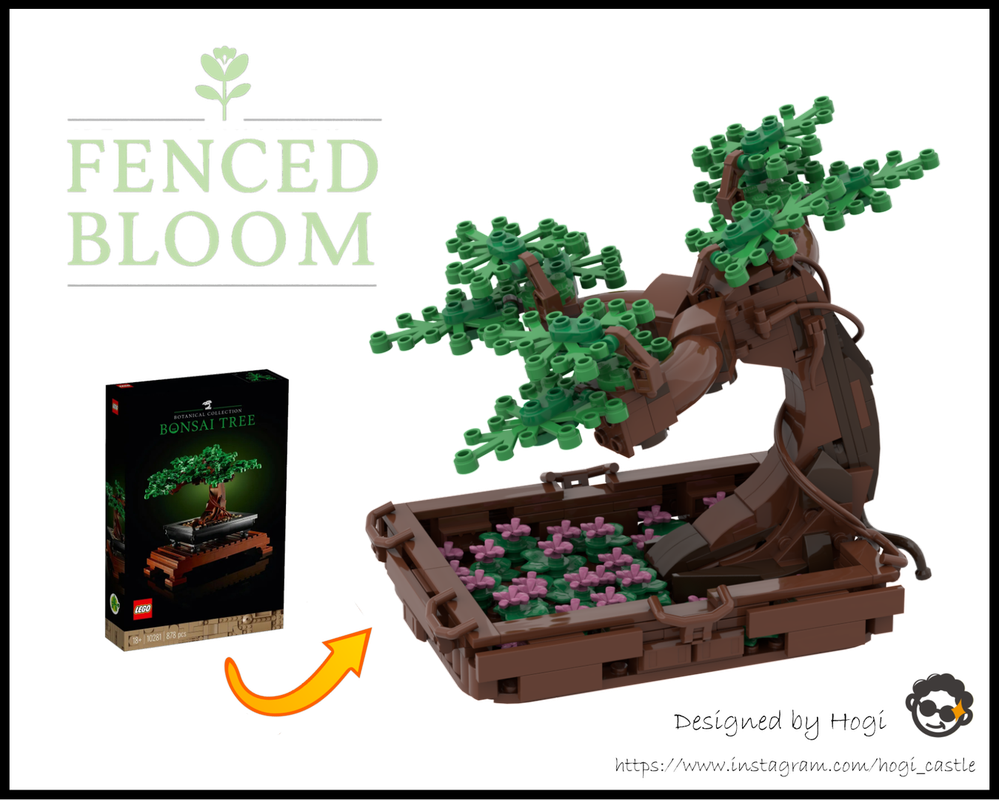 LEGO MOC Fenced bloom (10281 Alternate build) by Hogi_castle ...