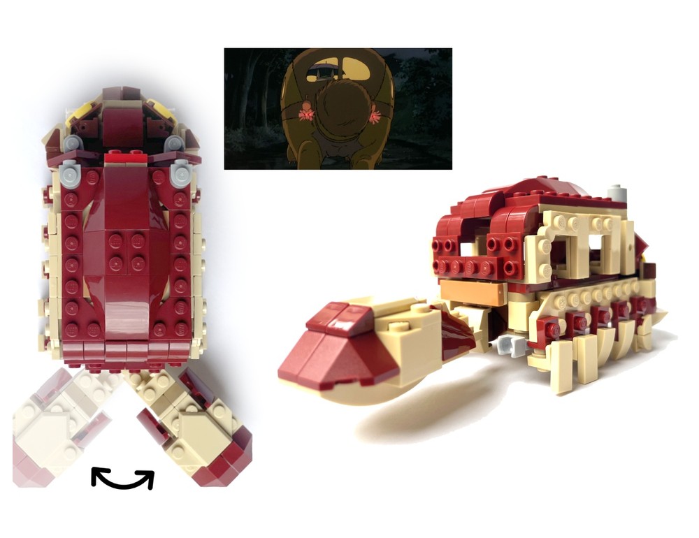 LEGO MOC Catbus - My Neighbor Totoro 76970 Aquilops Jurassic Alt Build ...