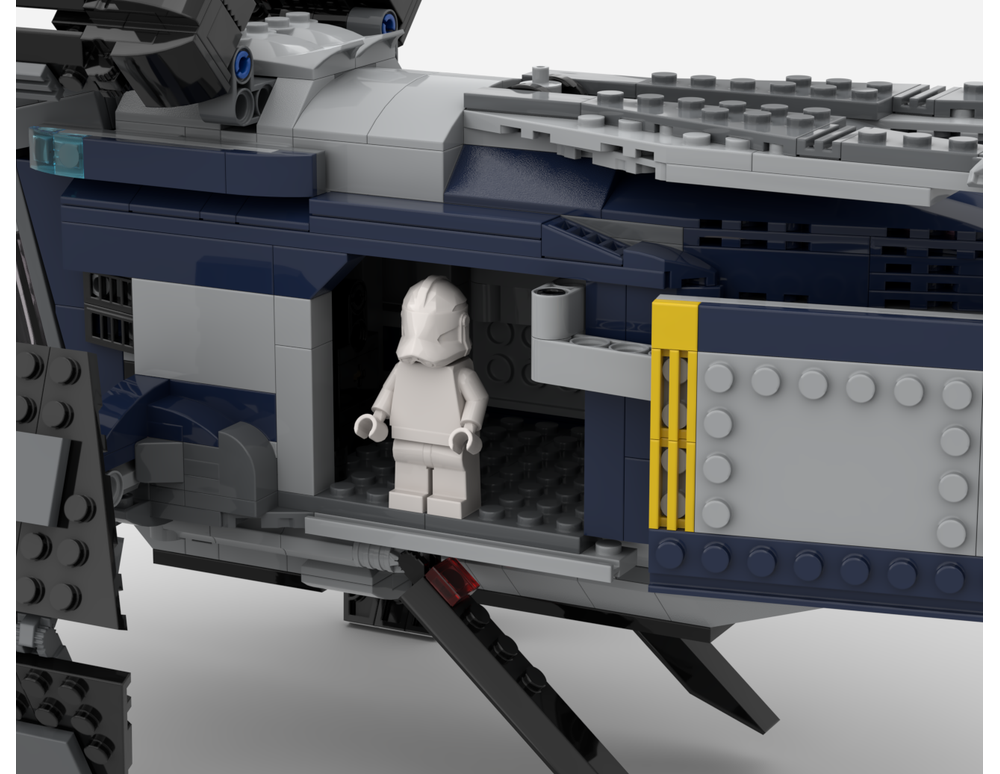 LEGO MOC-228382 LAAT/le patrol gunship by CT-6161 | Rebrickable - Build ...