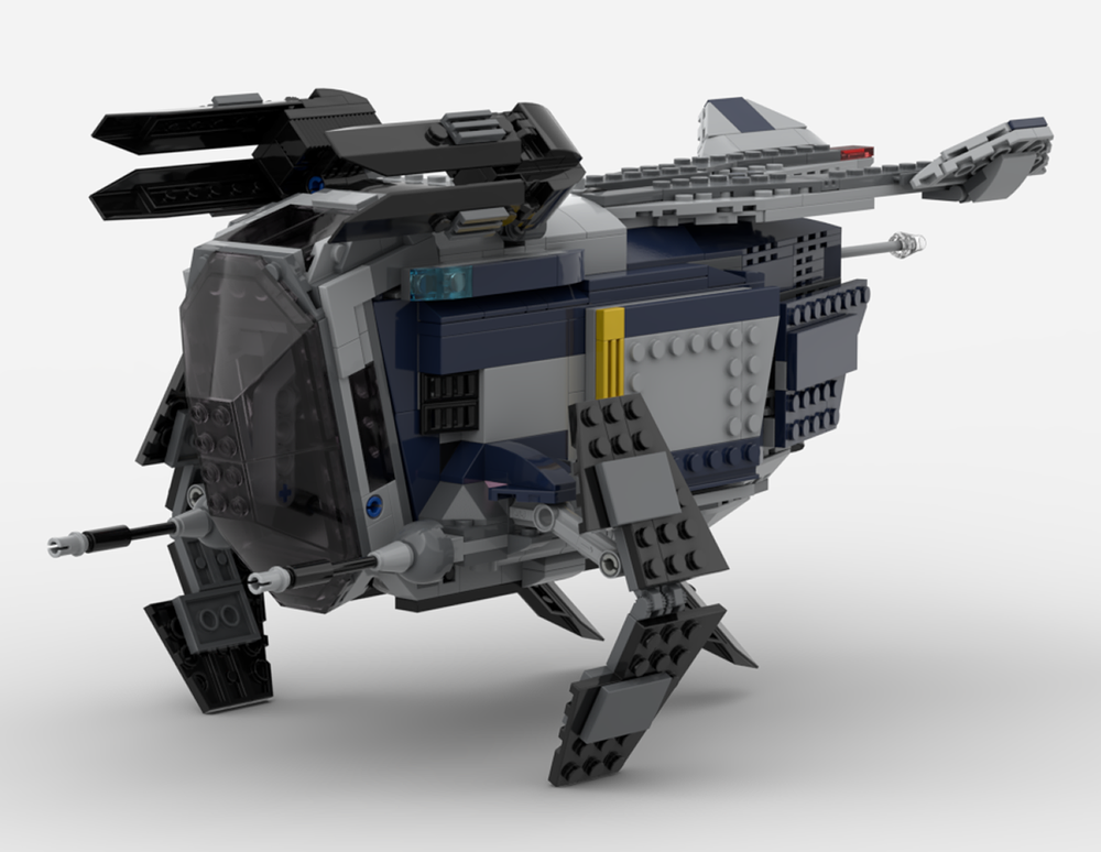 LEGO MOC LAAT/le patrol gunship by CT-6161 | Rebrickable - Build with LEGO