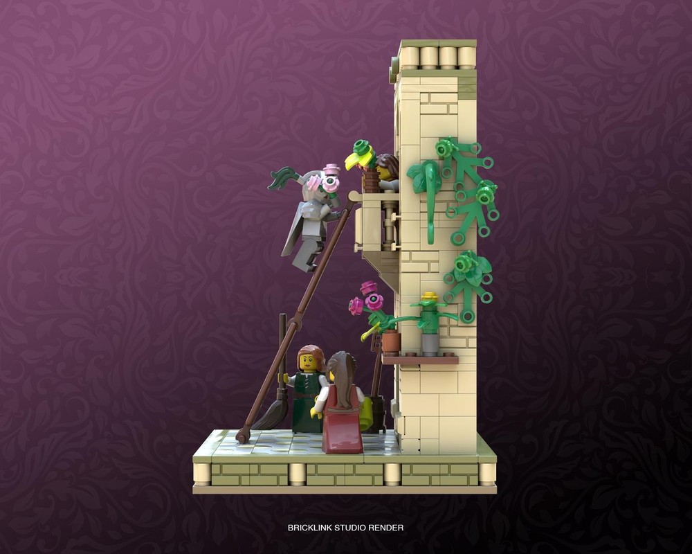 LEGO MOC-228397 LADDER OF LOVE - MEDIEVAL MINI DIORAMA MOC by ...