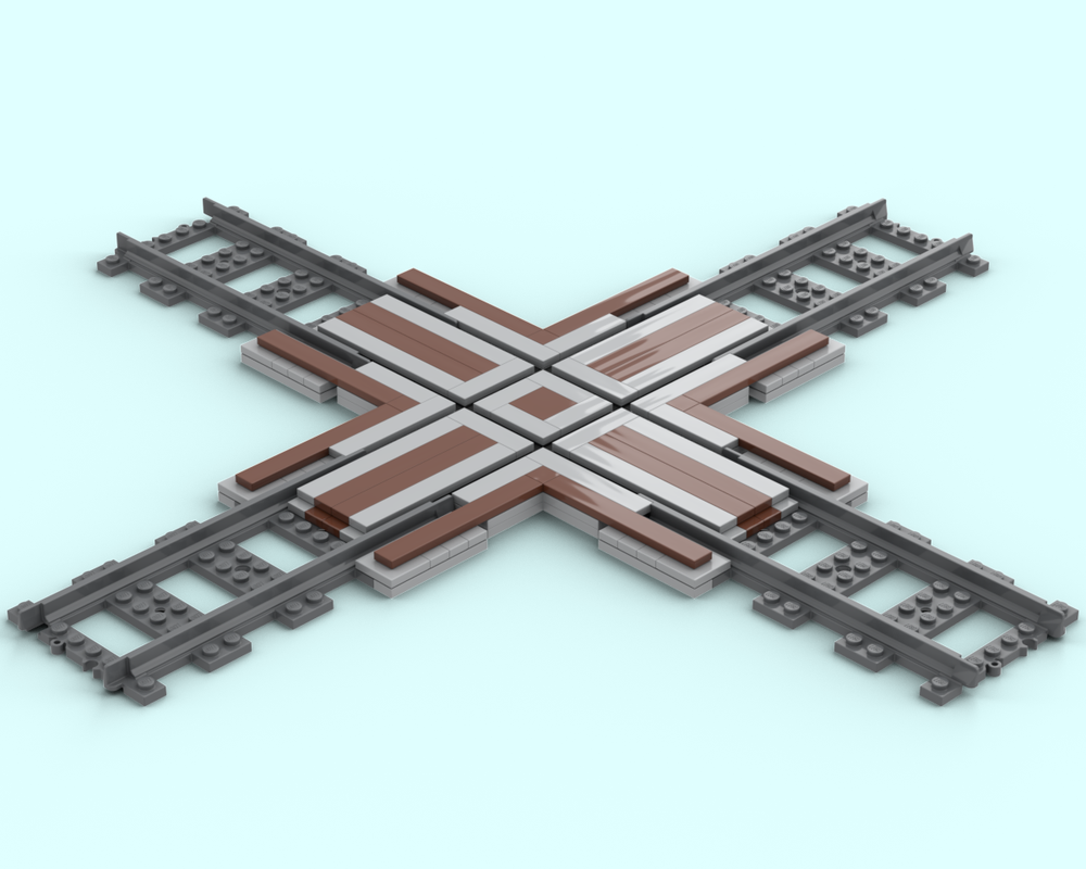 LEGO MOC-228403 Cross Track by Stormy | Rebrickable - Build with LEGO
