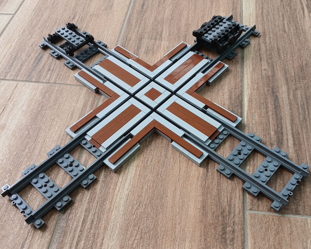 LEGO MOC-228403 Cross Track by Stormy | Rebrickable - Build with LEGO
