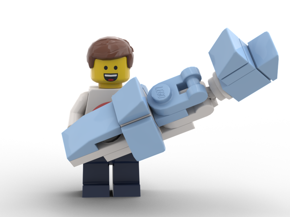LEGO MOC-228410 Minifig scale Blåhaj by Littlehof5 | Rebrickable ...