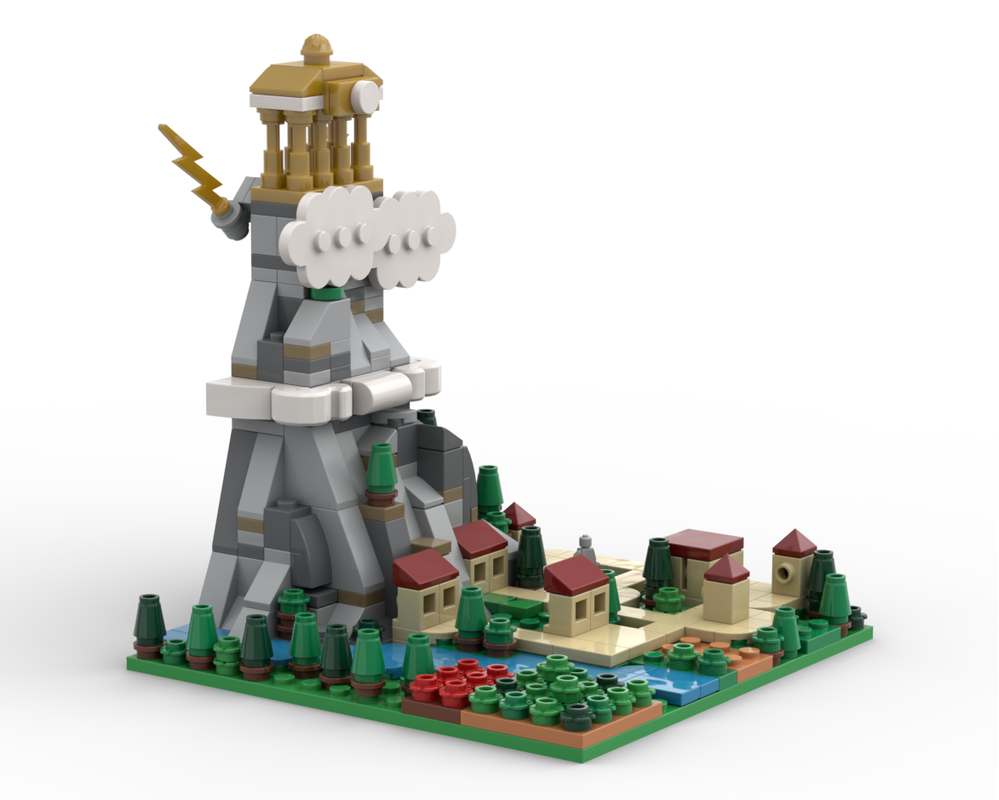 LEGO MOC-228414 Mount Olympus and City of Thebes (Microscale) by Check ...