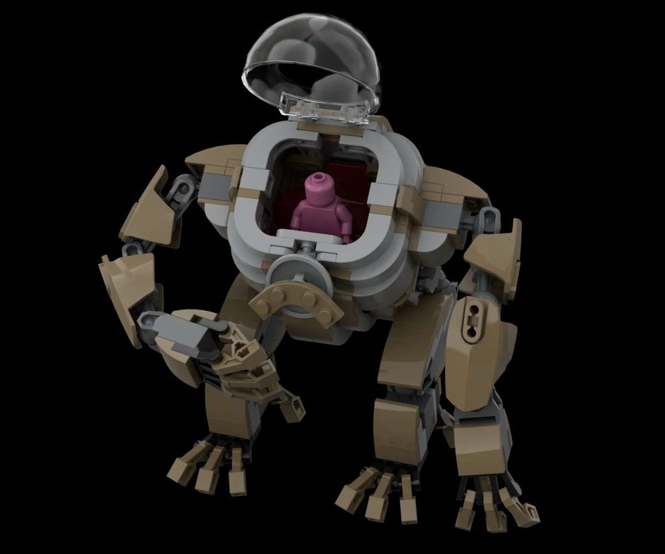 Lego Moc Robot Mech By Preserves Rebrickable Build With Lego