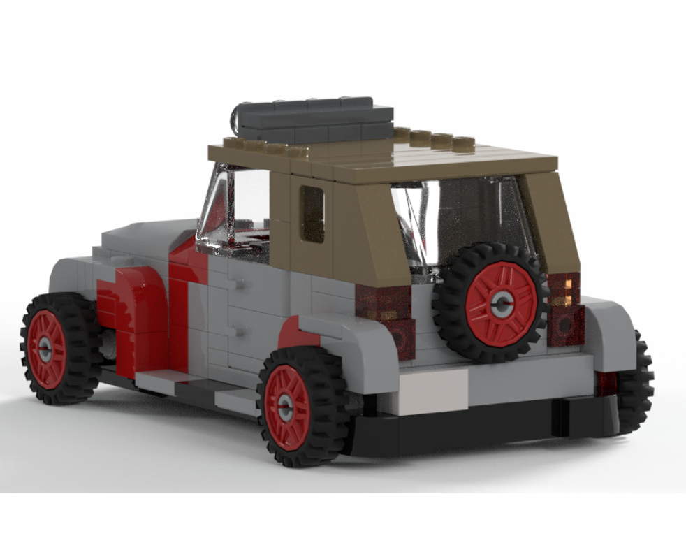 LEGO MOC Jurassic Park Jeep Wrangler by XorroFox | Rebrickable - Build ...