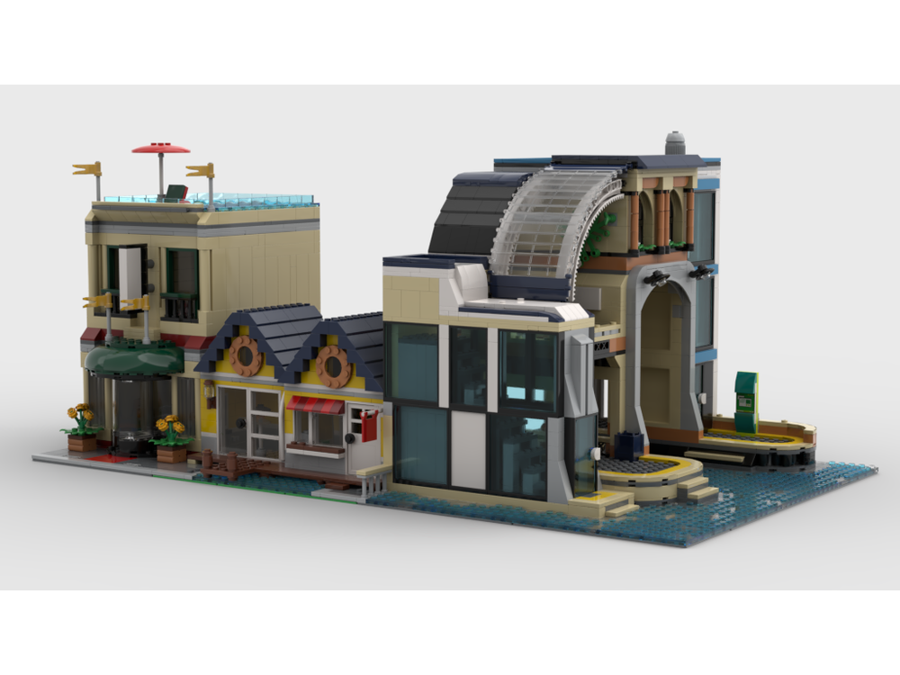 LEGO MOC Modular Boat Depot by BrickAndBuildsI | Rebrickable - Build ...