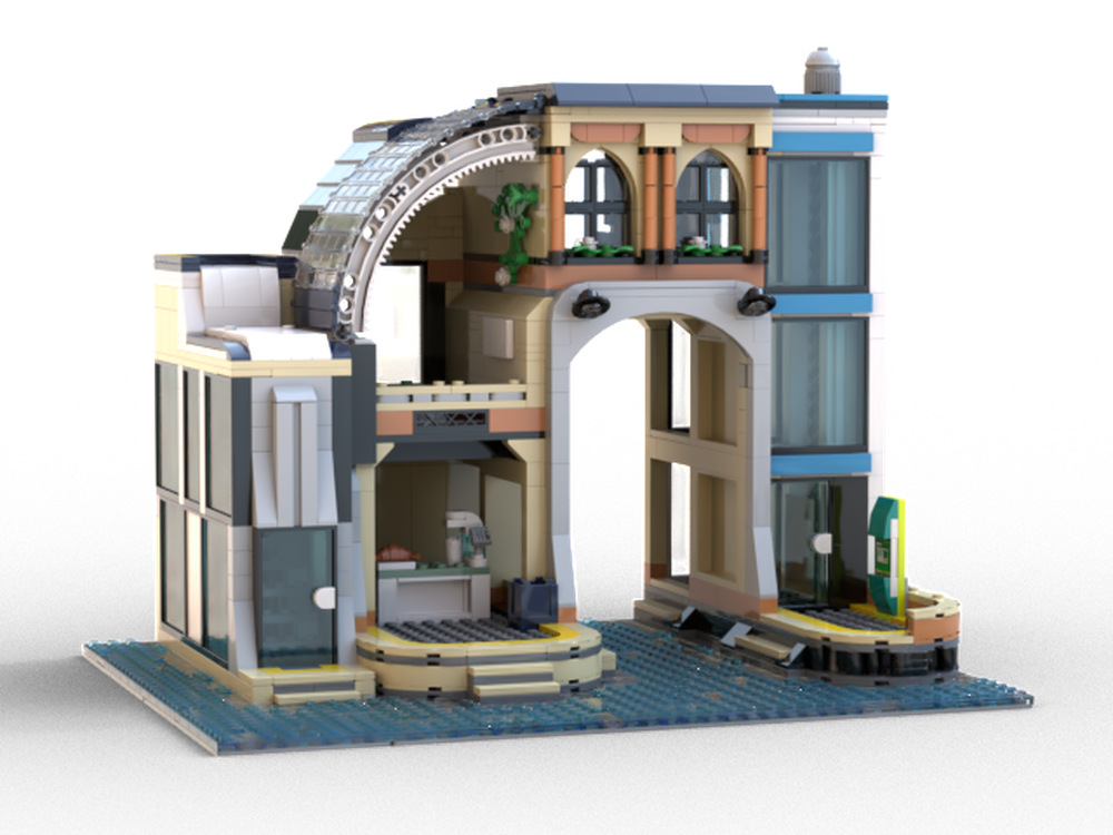LEGO MOC-228452 Modular Boat Depot by BrickAndBuildsI | Rebrickable ...