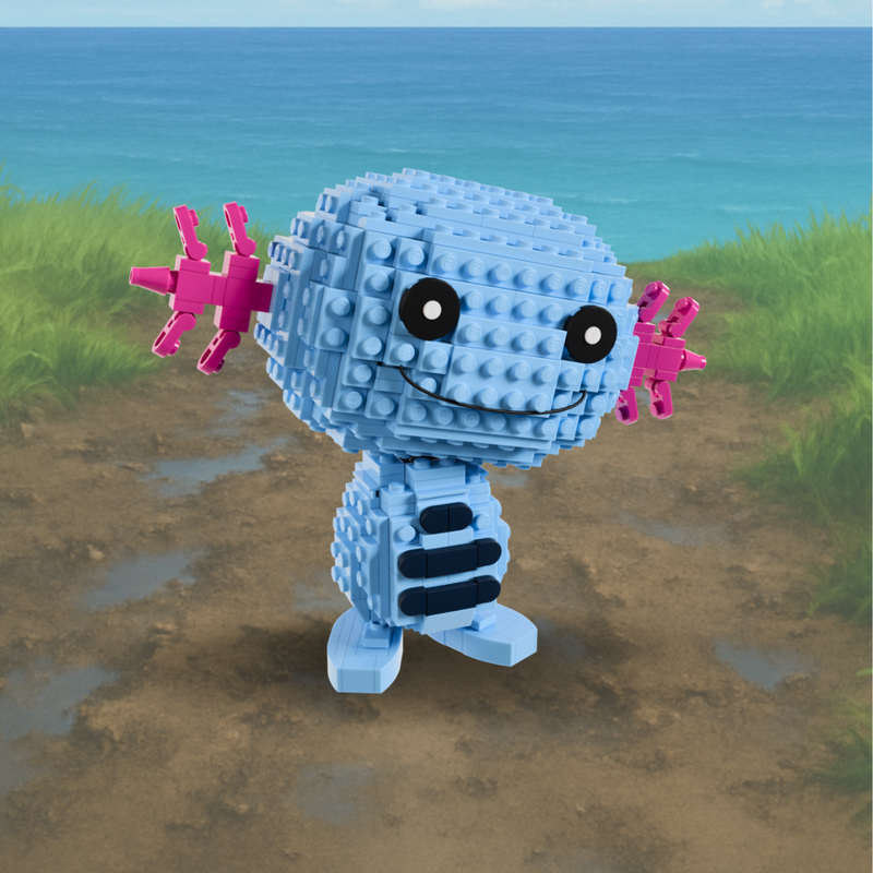 LEGO MOC Wooper by KraftyKoopa | Rebrickable - Build with LEGO