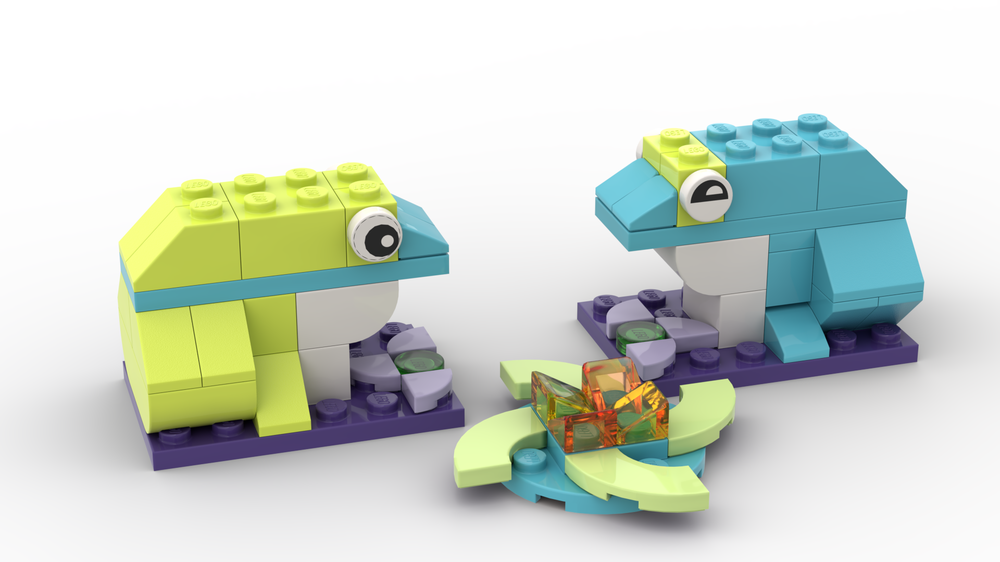LEGO MOC 11043 Frogs by Lenarex | Rebrickable - Build with LEGO