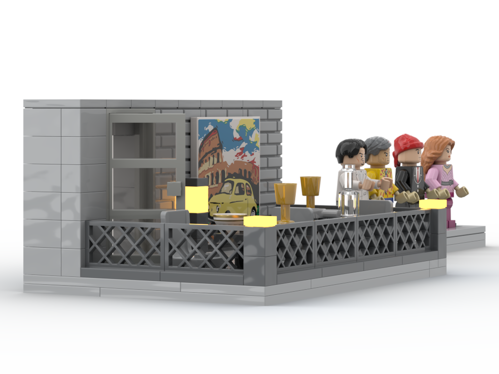 LEGO MOC Italian patio by Txizu | Rebrickable - Build with LEGO