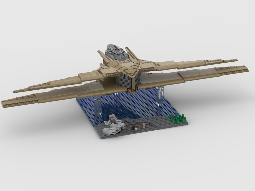 LEGO MOC-228469 Marvel Display Thanos' Ship Sanctuary II Endgame final ...