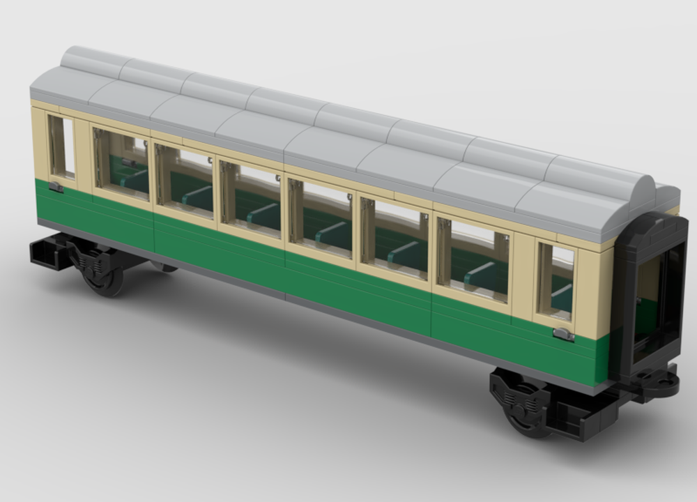 LEGO MOC-228488 Passenger Train Car by Lego-my-lego-eggo | Rebrickable ...