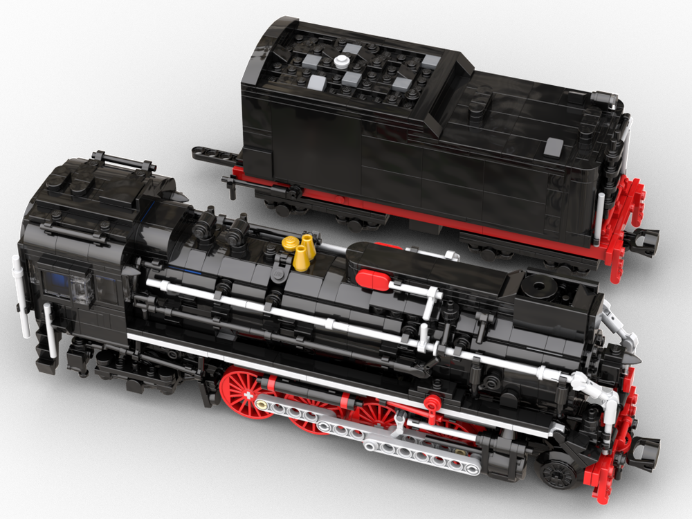 LEGO MOC 1:48 China Railways JS Class 2-8-2 Mikado (Power Functions) by ...