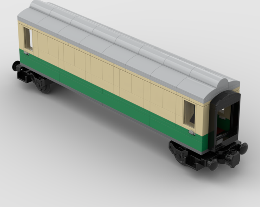 LEGO MOC Passenger Train Baggage Car by Lego-my-lego-eggo | Rebrickable ...