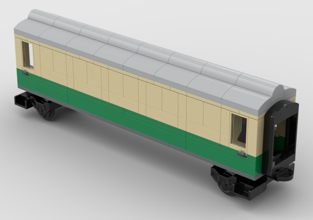 LEGO MOC Passenger Train Baggage Car by Lego-my-lego-eggo | Rebrickable ...